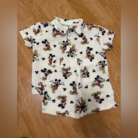 Disney | Matching Sets | Disney Baby Mickey Mouse Cotton Kids Set Size ...